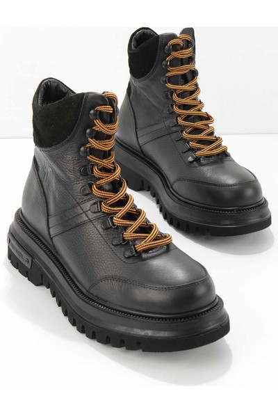 Harley Davidson Black Leather Erkek Bot & Bootie HD1777056403 Harley Davidson Black Leather Erkek Bot & Bootie HD1777056403