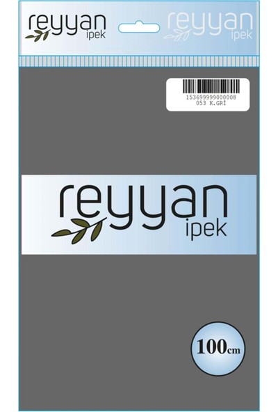 Reyyan Düz Renk Poşetli Yazma - Renk-53 - K.gri