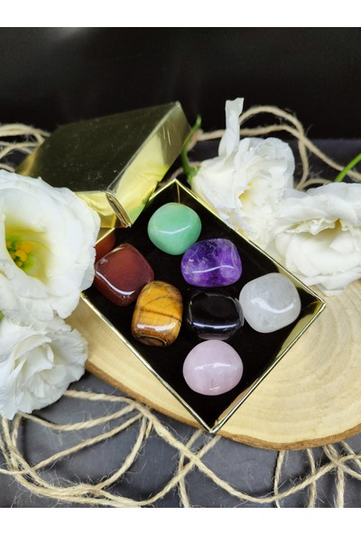 Doğal Taş Delisi Çakra Taşı (Sertifikalı) (7ADET) Doğal Taş Delisi Çakra Taşı (Sertifikalı) (7ADET)