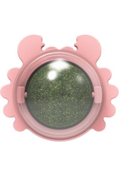 Contail Kedi Otu Dolgulu Döner Top Kedi Oyuncağı 15 gr - Pembe Contail Kedi Otu Dolgulu Döner Top Kedi Oyuncağı 15 gr - Pembe