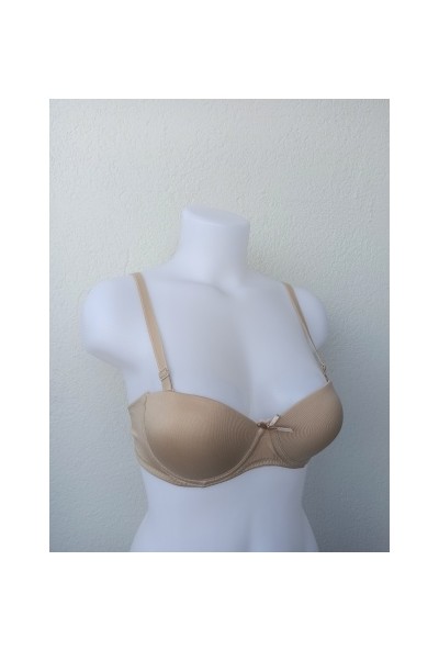 Umt Underwear Ten Rengi Push Up Dolgulu Destekli Straplez Sütyen