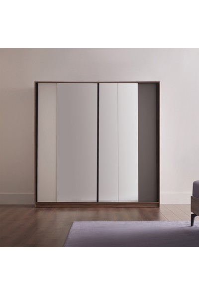 Enza Home Cordell Sürgü Kapaklı Gardrop