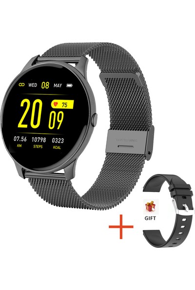 Lovehome KW19 Akıllı Spor Kol Saati - Siyah (Yurt Dışından)