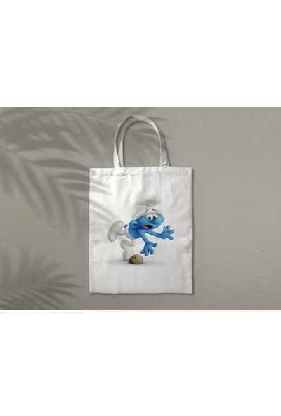 Muti Copy Sakar Şirin Baskılı Bez Çanta Muti Copy Sakar Şirin Baskılı Bez Çanta