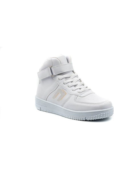 Cool Pekin Uzun Boğazlı Yüzü Cilt Beyaz Renk Spor Ayakkabı Cool Pekin Uzun Boğazlı Yüzü Cilt Beyaz Renk Spor Ayakkabı