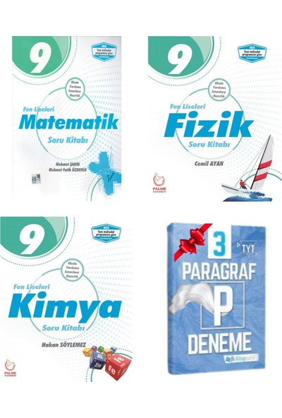 9. Sınıf Fen Liseleri Matematik Fizik Kimya Soru Bankası 9. Sınıf Fen Liseleri Matematik Fizik Kimya Soru Bankası