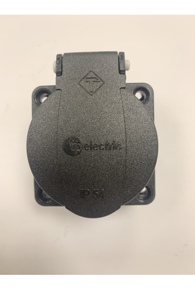 Tp Electric 1X16A. Pano Prizi (Siyah) Çocuk Korumalı Tp Electric 1X16A. Pano Prizi (Siyah) Çocuk Korumalı