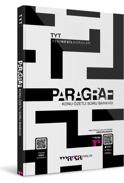 Marka Yayınları TYT 2023 Paragraf Konu Özetli Yeni Nesil Soru Bankası Marka Yayınları TYT 2023 Paragraf Konu Özetli Yeni Nesil Soru Bankası