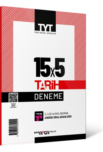 Marka Yayınları TYT 2023 Tarih 15×5 Deneme Marka Yayınları TYT 2023 Tarih 15×5 Deneme