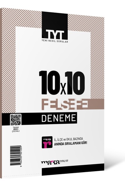 Marka Yayınları TYT 2023 Felsefe 10x10 Deneme Marka Yayınları TYT 2023 Felsefe 10x10 Deneme