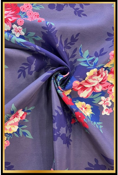 Kumaşını Seç Esta Dokuma Çicek Desenli Baskılı Kumaş (Mt)