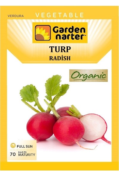 Garden Narter Iri Kırmızı Turp Tohumu Doğal Organik Turp Tohumu Pakette 10 gr 1000 Adet Tohum Garden Narter Iri Kırmızı Turp Tohumu Doğal Organik Turp Tohumu Pakette 10 gr 1000 Adet Tohum