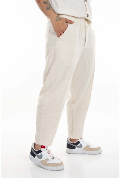 Marrakech Boyfriend Keten Pantolon