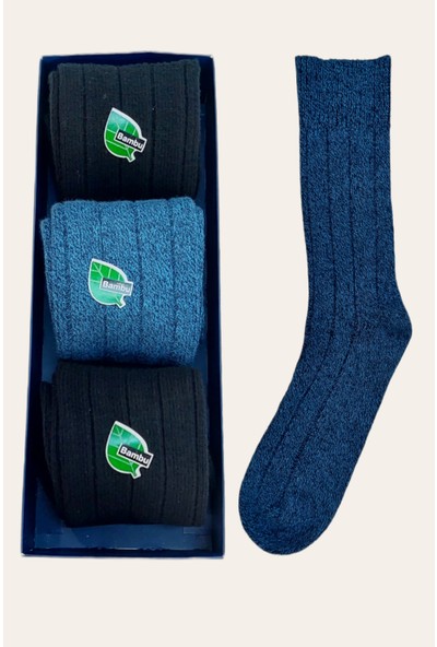 Ollero Erkek Bambu Kalın Kışlık Çorap 3 Çift Ollero Erkek Bambu Kalın Kışlık Çorap 3 Çift