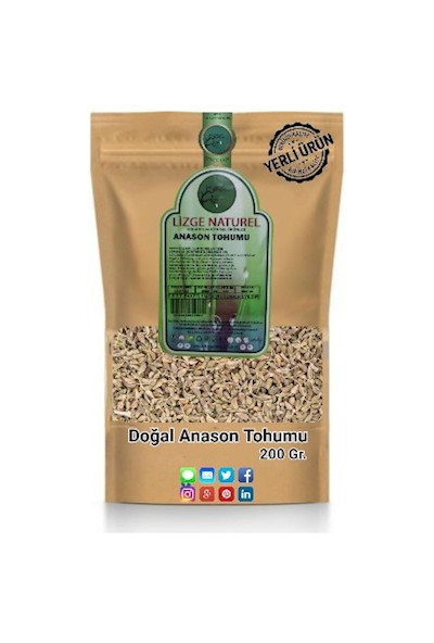 Anason Tohumu Açık Dökme 200 gr