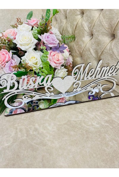 Df Event Desing Pleksi Ayna Masa Üstü Isimlik, Söz Isimliği, Nişan Isimliği 45 cm Df Event Desing Pleksi Ayna Masa Üstü Isimlik, Söz Isimliği, Nişan Isimliği 45 cm