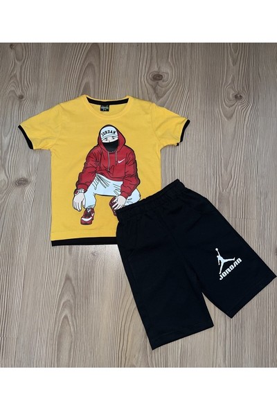 Li&On Lion Erkek Çocuk Jordan Kırmızı Alt Üst Takım