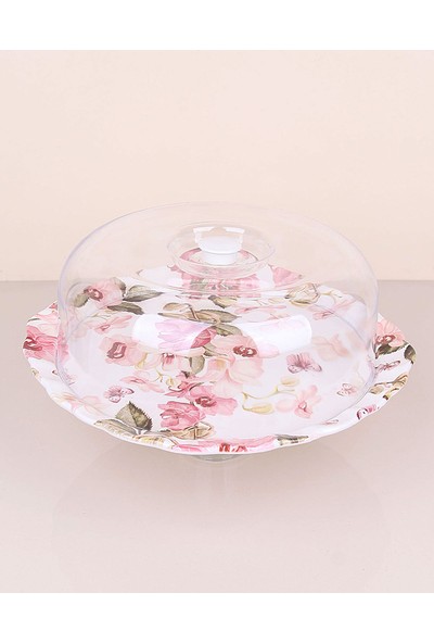 Eminhome Seramik Ayaklı Kek Fanusu Dijital