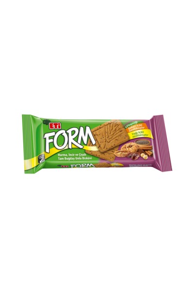 Eti Form Hurma, Incır ve Çiyalı Buğday Unlu Bisküvi 50G * 10 Adet Eti Form Hurma, Incır ve Çiyalı Buğday Unlu Bisküvi 50G * 10 Adet