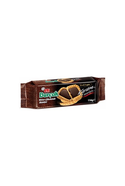 Eti Burçak Bitter Çikolatalı Bisküvi 114 G * 10 Adet Eti Burçak Bitter Çikolatalı Bisküvi 114 G * 10 Adet