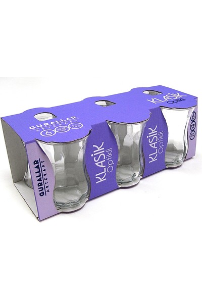 Lav 30020 Optikli Çay Bardağı 6'lı Lav 30020 Optikli Çay Bardağı 6'lı