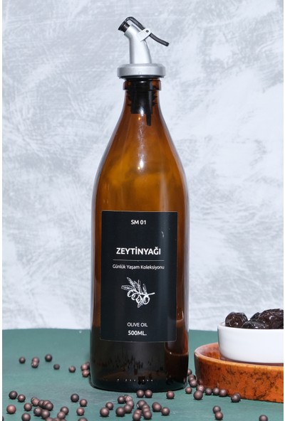 Simona Home Zeytinyağı Şişesi 500ML Yağdanlık Gümüş Başlıklı Yağlık Amber Şişe Simona Home Zeytinyağı Şişesi 500ML Yağdanlık Gümüş Başlıklı Yağlık Amber Şişe