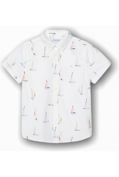 Mayoral Erkek Çocuk Yelken Baskılı Gömlek Mayoral Erkek Çocuk Yelken Baskılı Gömlek