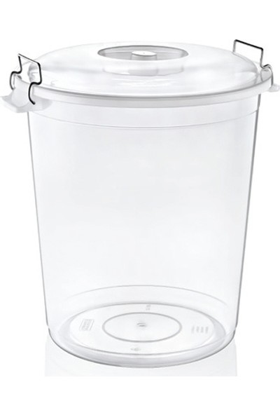 Erkoç Plastik Mega Şeffaf Bakliyat Kovası 70 Lt E583 Erkoç Plastik Mega Şeffaf Bakliyat Kovası 70 Lt E583