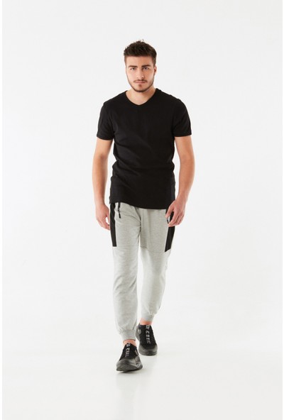 Cebi Fermuarlı Şeritli Jogger Eşofman Altı