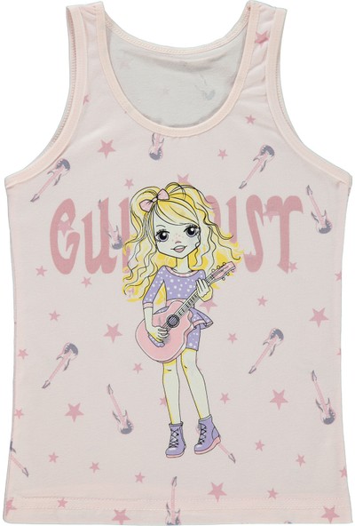 Donella Kız Çocuk Atlet 2-10 Yaş Pembe