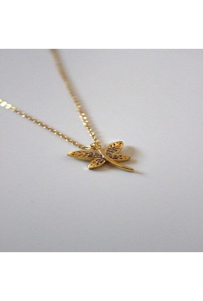 Asa Accessory Taşlı Yusufçuk Figürlü Kolye