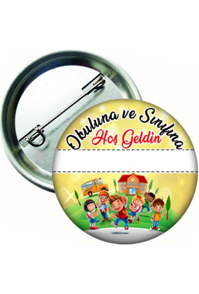 Hediye Panayırı 20 Adet - Okuluna ve Sınıfına Hoş Geldin Öğrenci Yaka Rozeti Hediye Panayırı 20 Adet - Okuluna ve Sınıfına Hoş Geldin Öğrenci Yaka Rozeti