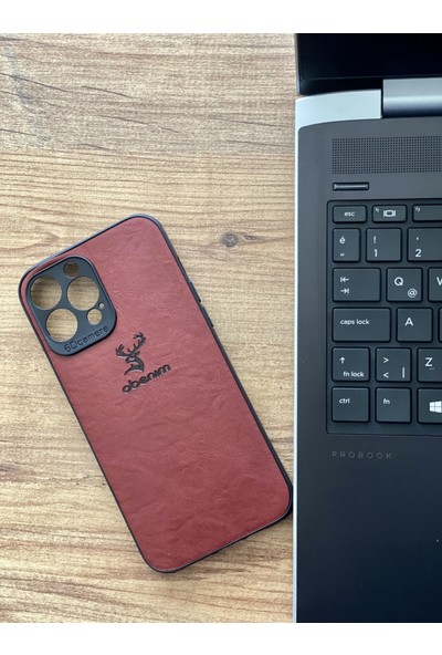 Obenim Apple iPhone 13 Uyumlu Deri Kılıf