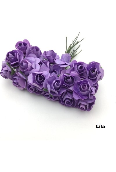 Kağıt Gül (1pkt 144ADET) Lila