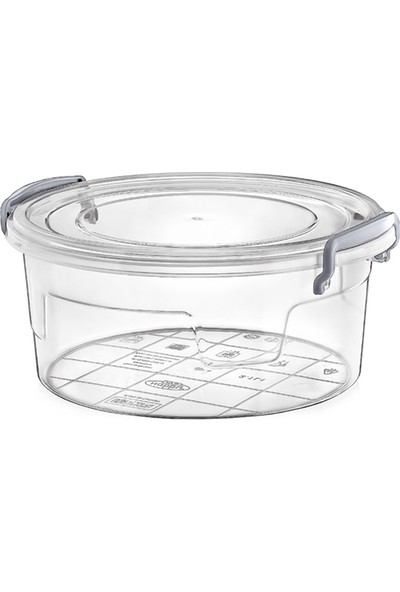 Hobby Life Yuvarlak Saklama Kabı Multi 2.1 Lt 20X9 cm