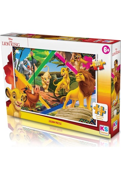 Ks Games 200 Parça Lion King Puzzle