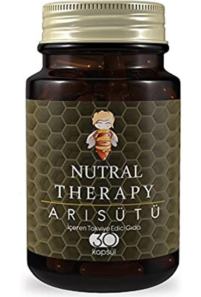 Nutral Therapy Arı Sütü Kapsül (30 Bitkisel Kapsül) Nutral Therapy Arı Sütü Kapsül (30 Bitkisel Kapsül)