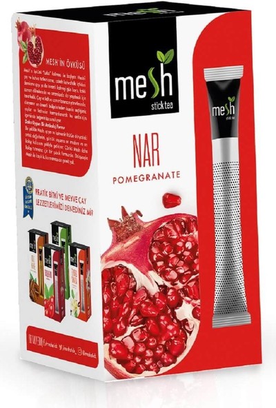 EKS Ticaret Mesh Stick Çay 16'lı Nar 35 gr