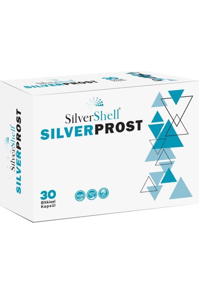 Silver Shell Silverprost Saw Palmetto, Pygenum Africanum, Pumpkin Seed, Urtica Dioica, Likopen Ve Selenyum 30 K Silver Shell Silverprost Saw Palmetto, Pygenum Africanum, Pumpkin Seed, Urtica Dioica, Likopen Ve Selenyum 30 K