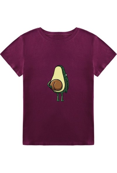 Warm Shoping Kadın Karikatür Avokado Desen Baskı Bisiklet Yaka T-Shirt (Yurt Dışından) Warm Shoping Kadın Karikatür Avokado Desen Baskı Bisiklet Yaka T-Shirt (Yurt Dışından)