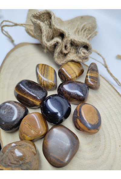 Doğal Taş Delisi Kaplan Gözü Doğal Taş Tımbıl (Sertifikalı) (1 Adet)