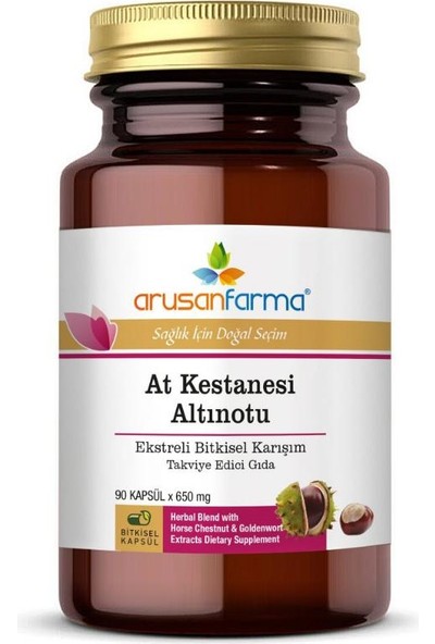 Arusan Farma Hemar Kapsül At Kestanesi Ekstreli Bitkisel Karışım 90 Kapsül Arusan Farma Hemar Kapsül At Kestanesi Ekstreli Bitkisel Karışım 90 Kapsül