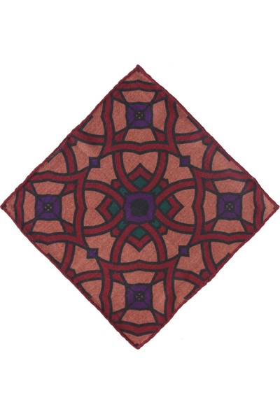 Kip Mor %100 Yün Mendil