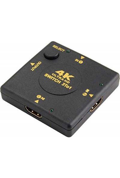 EKS Ticaret Alfais 4860 4K Ultra Hd Destekli HDMI Çoklayıcı Switch 3 Port EKS Ticaret Alfais 4860 4K Ultra Hd Destekli HDMI Çoklayıcı Switch 3 Port