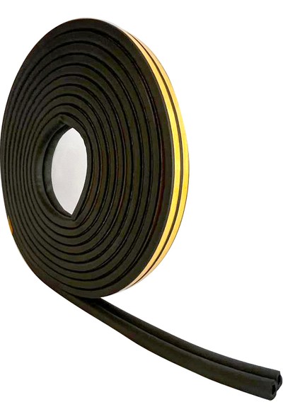 Bondit 2'li Kauçuk Kapı ve Pencere Izolasyon Bandı/fitili 5m X2 (10M) Siyah Bondit 2'li Kauçuk Kapı ve Pencere Izolasyon Bandı/fitili 5m X2 (10M) Siyah