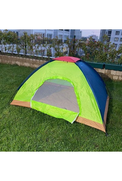 Buffer® Kolay Kurulumlu Su Geçirmez Sineklikli Pratik Kamp Çadırı 2-3 Kişilik (200X150X110) Buffer® Kolay Kurulumlu Su Geçirmez Sineklikli Pratik Kamp Çadırı 2-3 Kişilik (200X150X110)