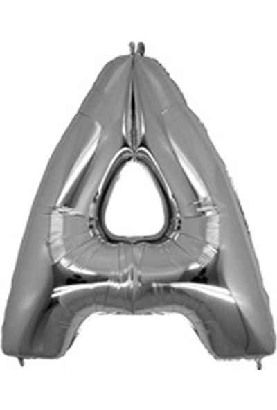 Gümüş Rengi Folyo Balon 1 Metre