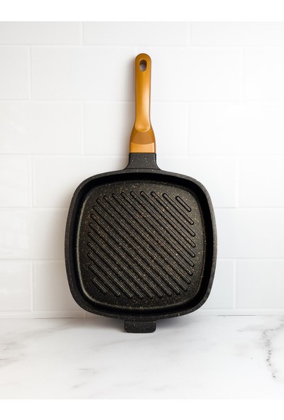 Liya Granit Döküm Tava Siyah Liya Granit Döküm Tava Siyah