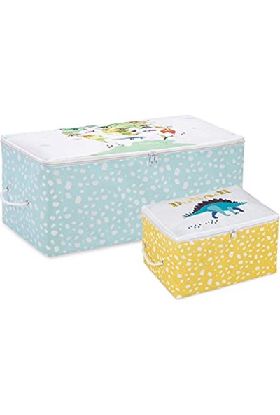 EKS Ticaret Ocean Home 2'li Dinozor Baskılı Hurç Set EKS Ticaret Ocean Home 2'li Dinozor Baskılı Hurç Set
