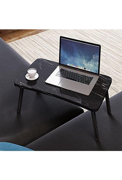EKS Ticaret Renkli Laptop Sehpası Katlanabilir Yatak Koltuk Üstü Kahvaltı Bilgisayar Sehpası Siyah Mermer EKS Ticaret Renkli Laptop Sehpası Katlanabilir Yatak Koltuk Üstü Kahvaltı Bilgisayar Sehpası Siyah Mermer